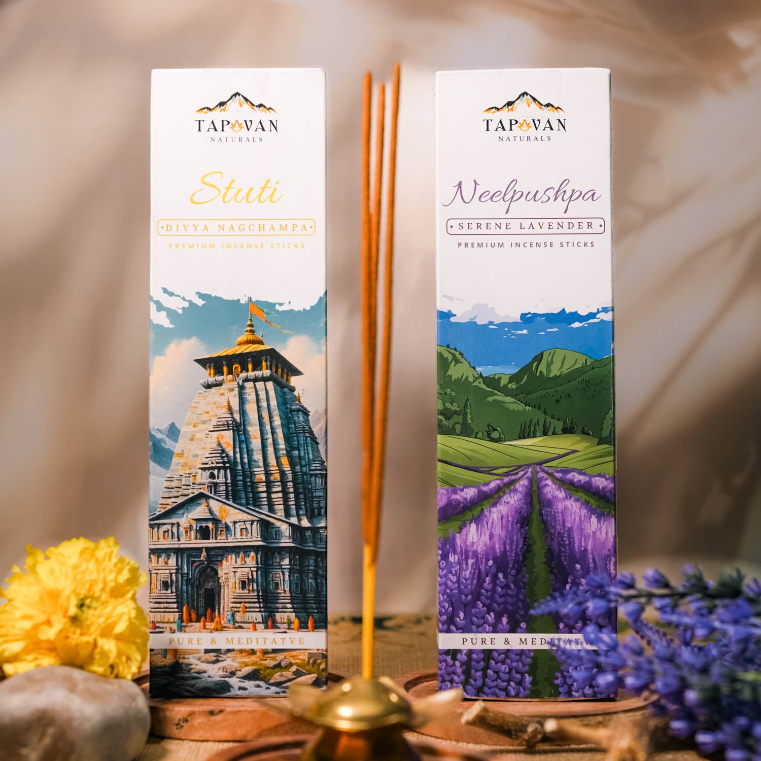 Buy Lavender & Nagchampa Incense Sticks Agarbatti Online